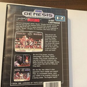 Authentic Sega Genesis James Buster Douglas Boxing Game - Etsy