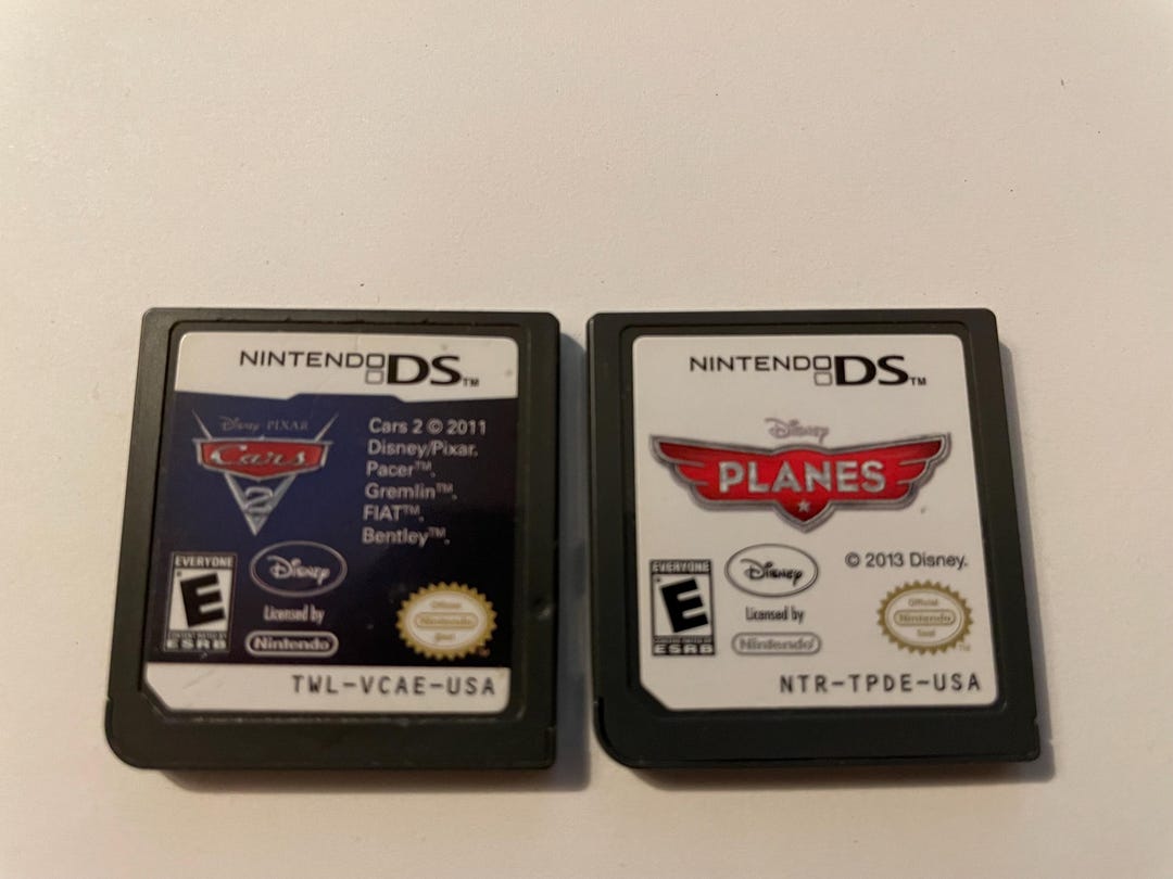 Authentic DS Cars + Planes Game Carts - Etsy