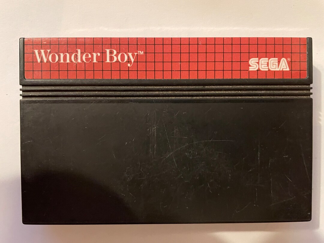 Authentic Sega Master System Game Wonder Boy - Etsy