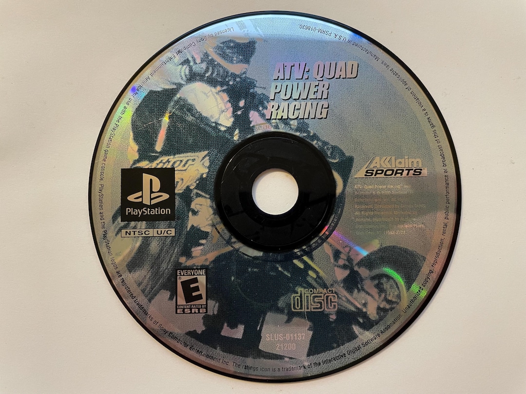 Sony Ps1 Loose Game Atv Quad Power Racing - Etsy