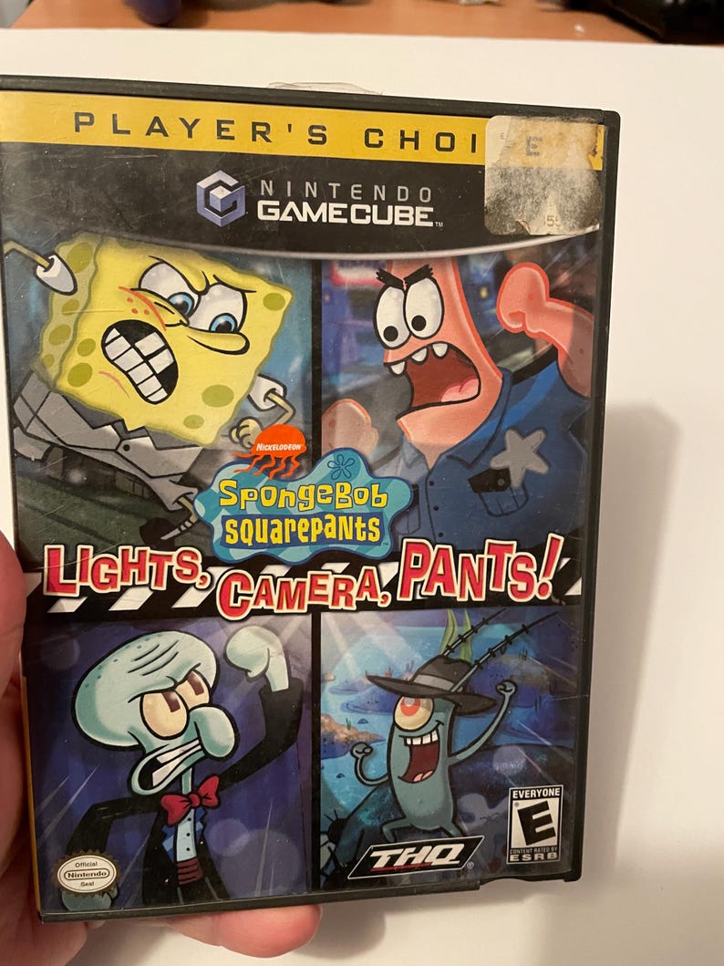 GC Spongebob Squarepants Lights Camera Pants Game - Etsy