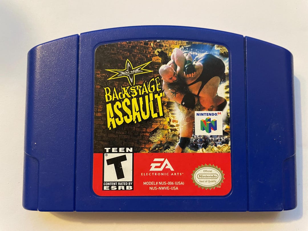 Authentic Nintendo 64 Back Stage Assault Game Cart - Etsy