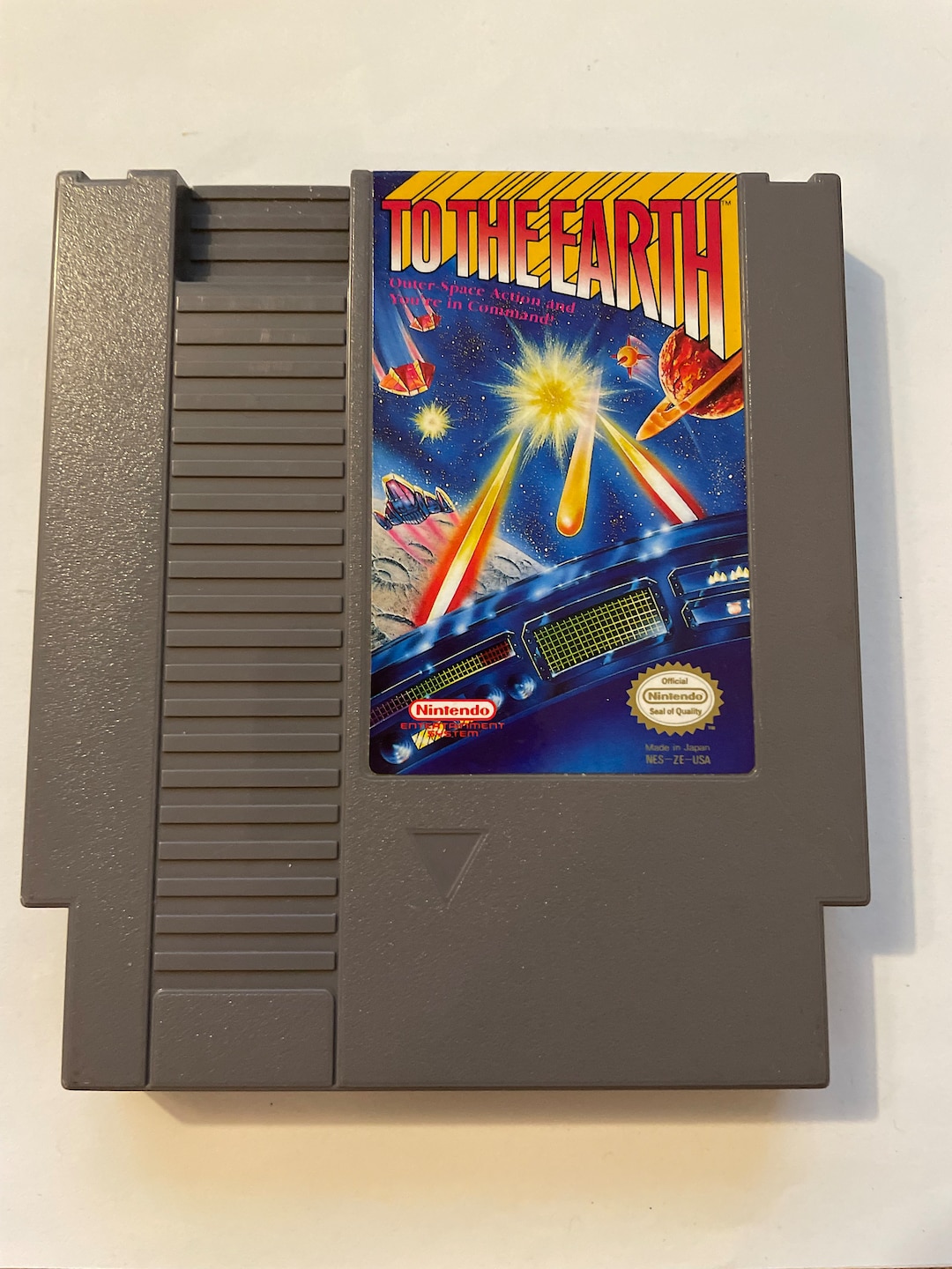 Authentic Nintendo "nes" to the Earth Game Cart. - Etsy