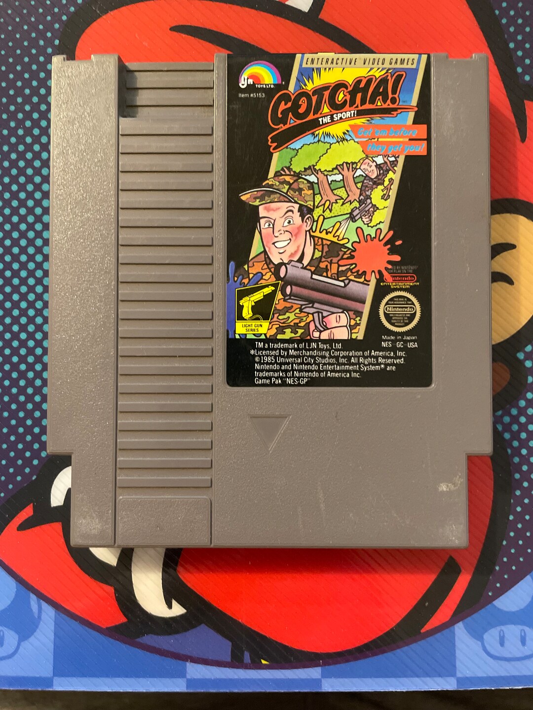 Authentic Nintendo "nes" Gotcha Game Cart. - Etsy