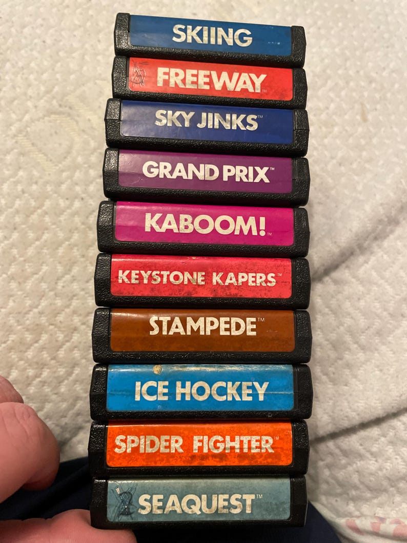 Atari 2600 Games Activision #3 - Etsy