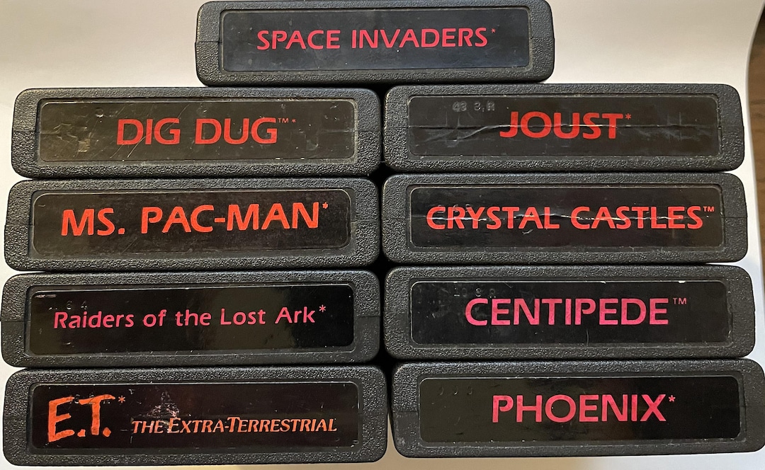 Atari 2600 Games Silver Labels Lot 4 - Etsy