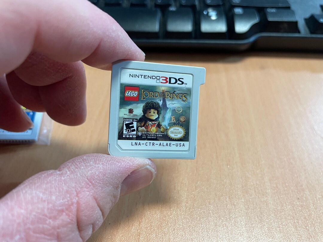 Authentic 3DS Lego Lord of the Rings Game Cart - Etsy