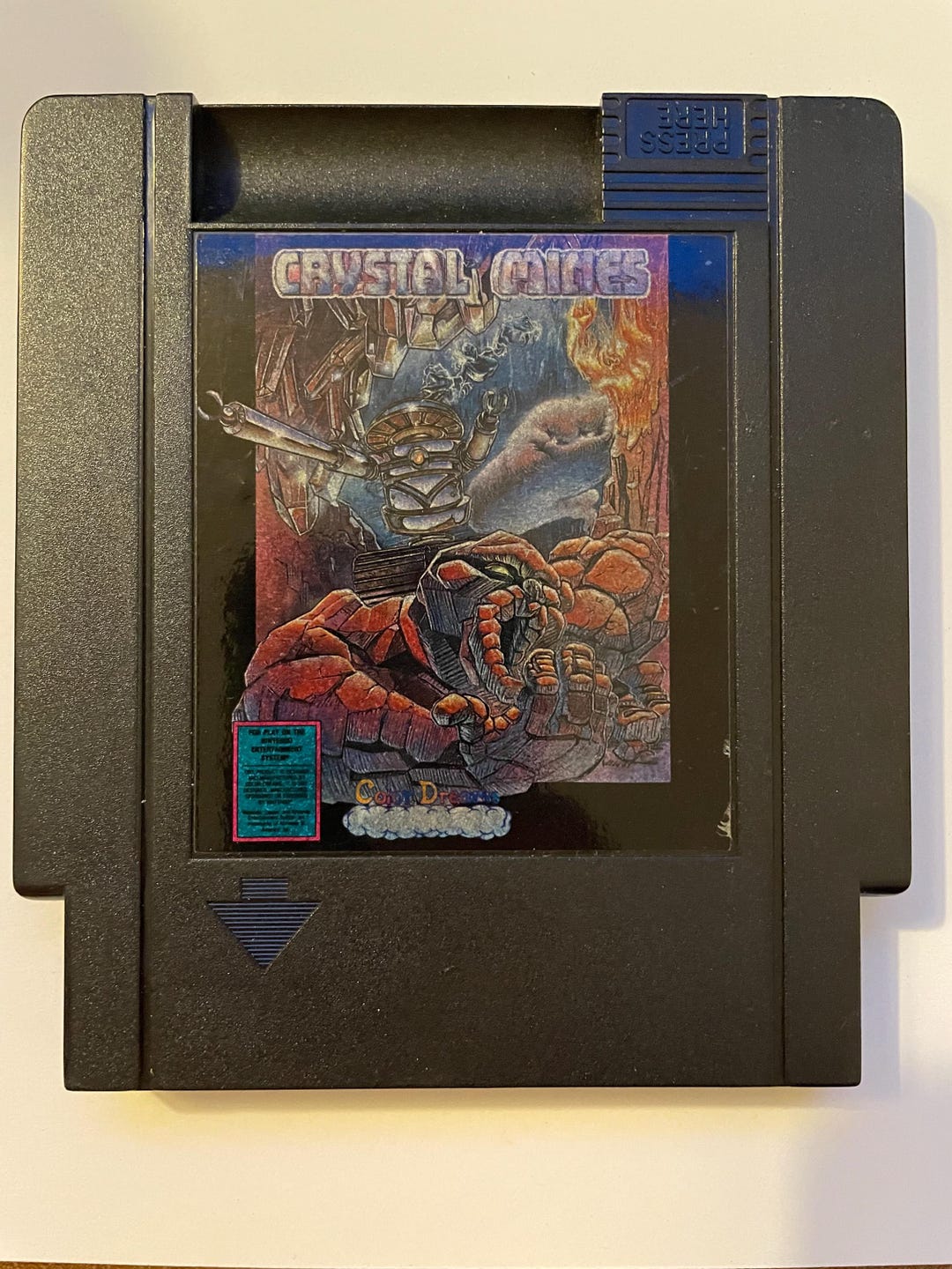 Authentic Nintendo Crystal Mines Game Cart. - Etsy