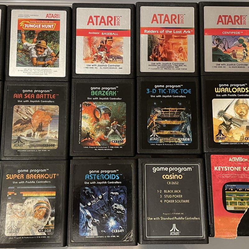 Atari 200 Gamestation Pro Games List - Etsy Australia