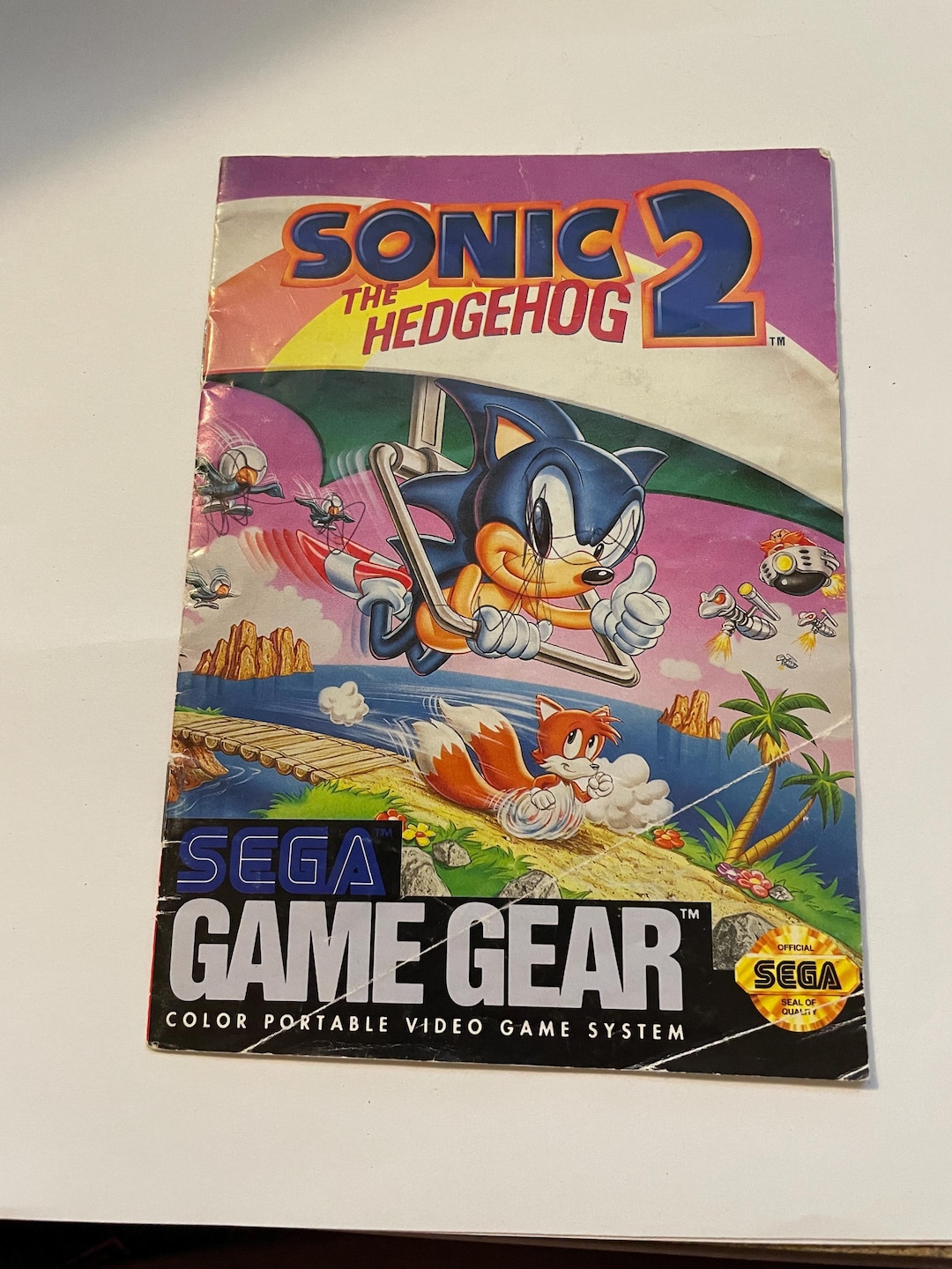 Authentic Sonic 2 ( GG ) Video Game Manual - Etsy