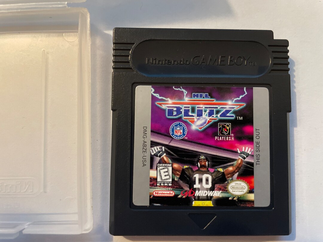 Authentic Game Boy NFL Blitz Game Cart - Etsy