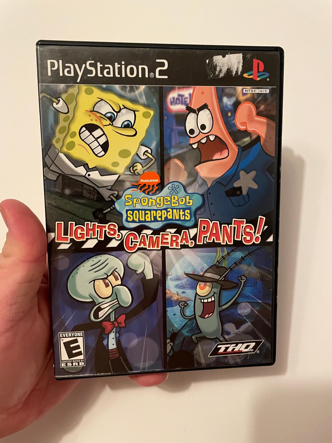 PS2 Spongebob Squarepants Lights Camera Action Game - Etsy