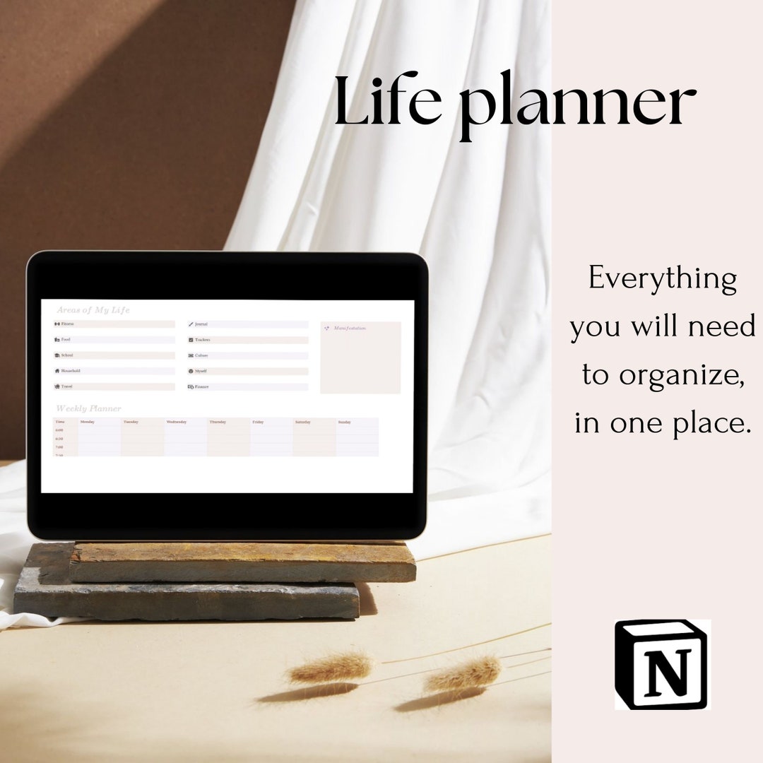 Ultimate Life Planner Notion Template, Notion Tamplate to Organize Your ...
