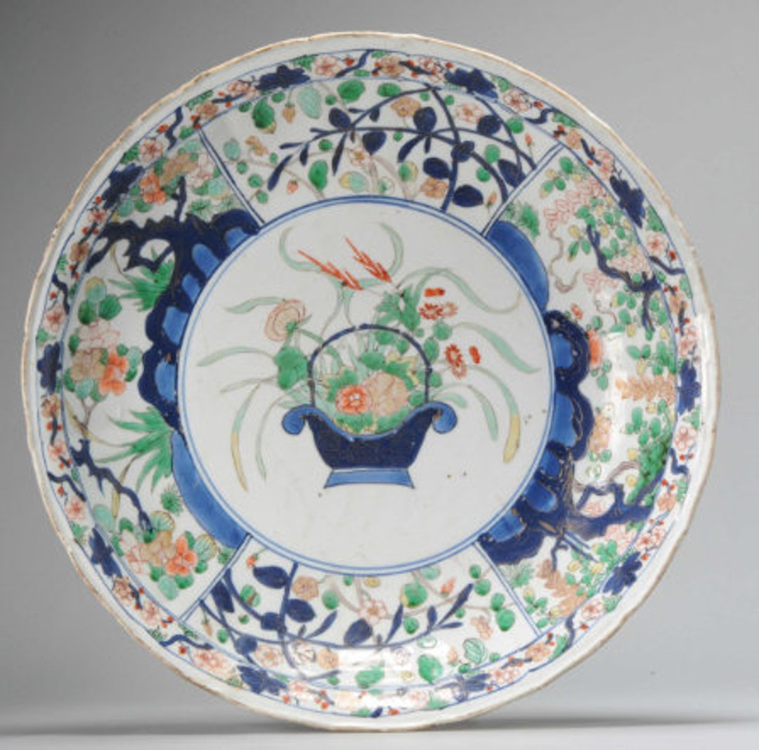Rare Kangx I Chinese Porcelain Famille Verte Wucai Plate - Etsy