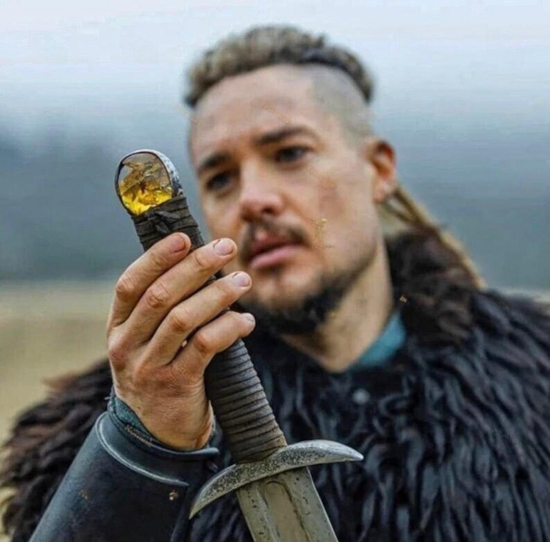 Hand Forged Stainless Steel Serpent Breath Sword, Sword of Uhtred, the ...