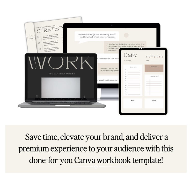 Canva Workbook Template: 111-page Coaching & Course Creator (MRR) - Etsy