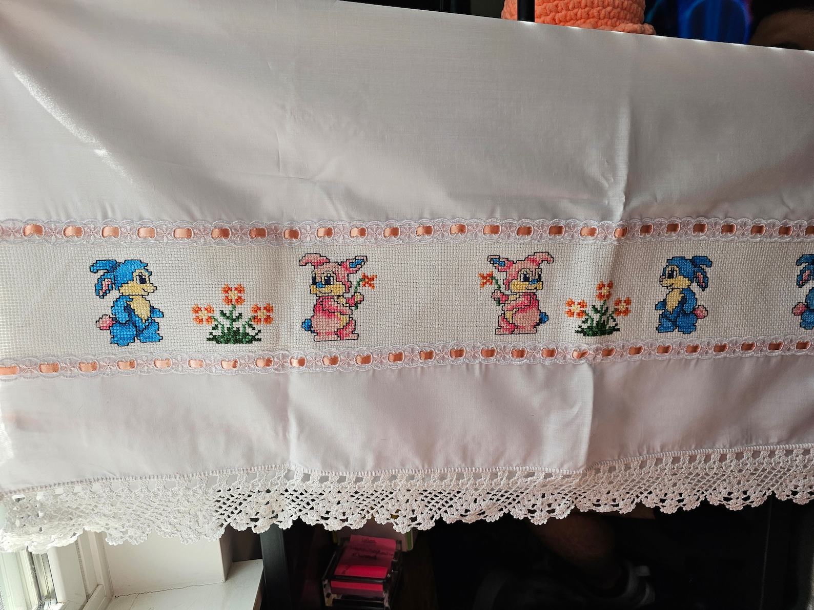 Cross Stitch Baby Sheet - Etsy