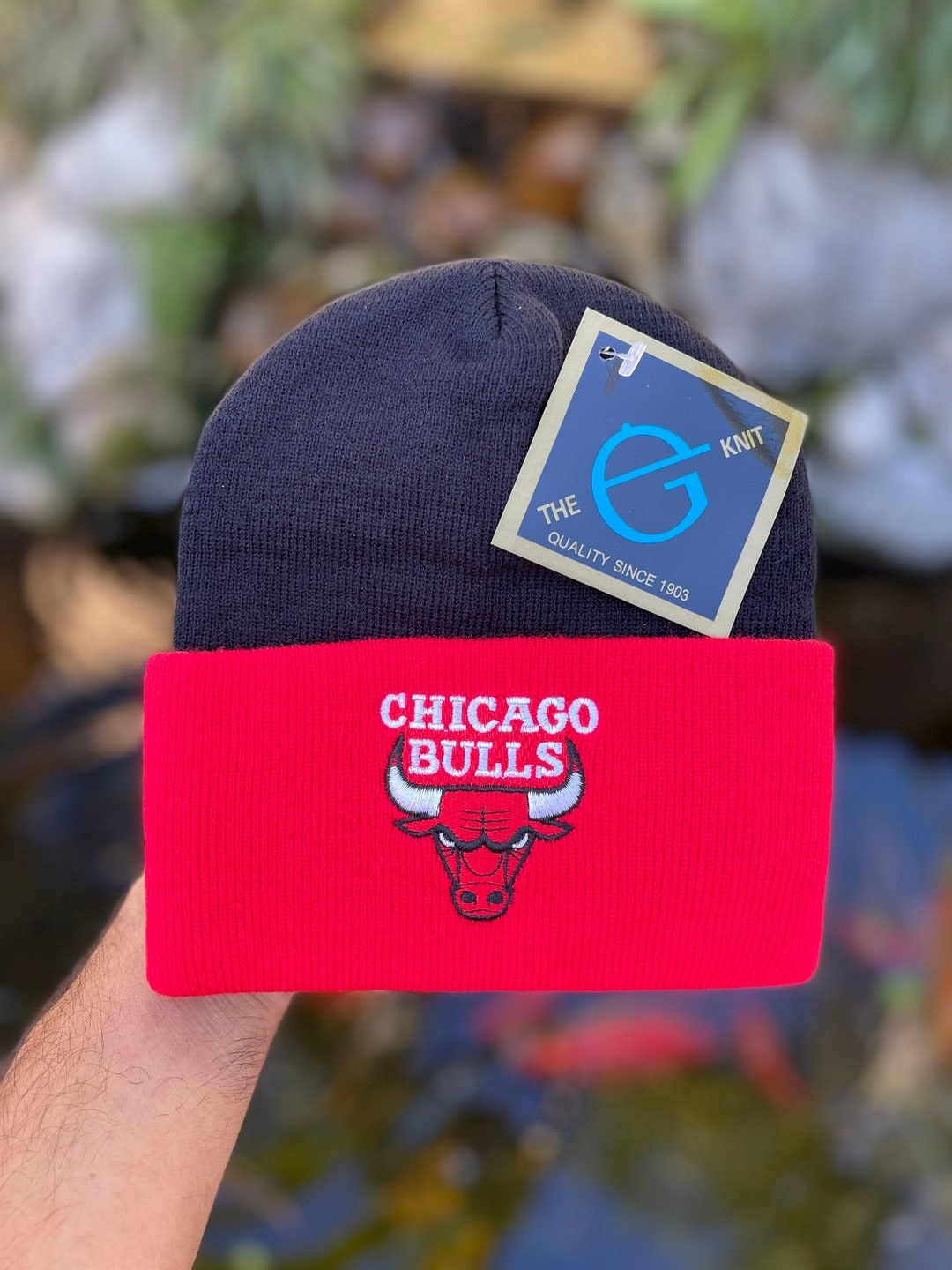 Vintage Chicago Bulls G Cap Knit Winter Beanie Cap Hat Michael Jordan 2 ...
