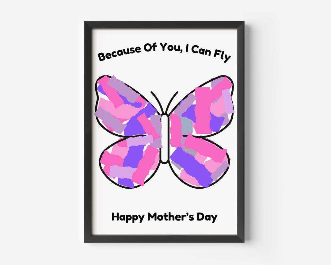 Mother's Day Torn Paper Craft, Activities for Kids, Shredded Pieces ...