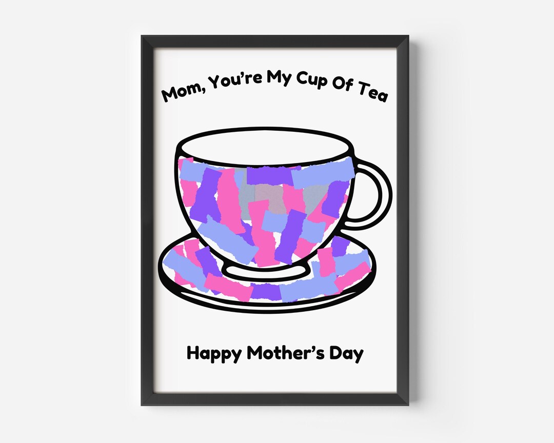 Mother's Day Torn Paper Craft, Activities for Kids, Shredded Pieces ...