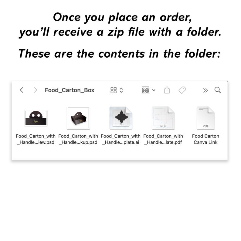 Food Carton Box Templates + Mockups: Customizable Print Design (canva ...