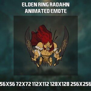 Elden Ring Radahn Animated Emote for Twitch, Youtube and Discord Elden ...