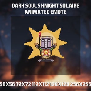 Animated Dark Souls Knight Solaire Emote for Twitch, Youtube and ...