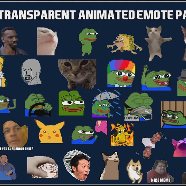 Animated Emotes - Etsy