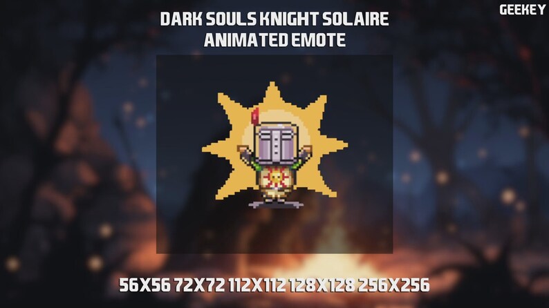 Animated Dark Souls Knight Solaire Emote for Twitch, Youtube and ...