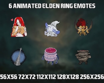 Animated Elden Ring Emote Pack for Twitch, Discord, Youtube, Streaming ...