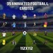 35 Animated Football Emotes Pack for Twitch, Kick, Youtube and Discord ...