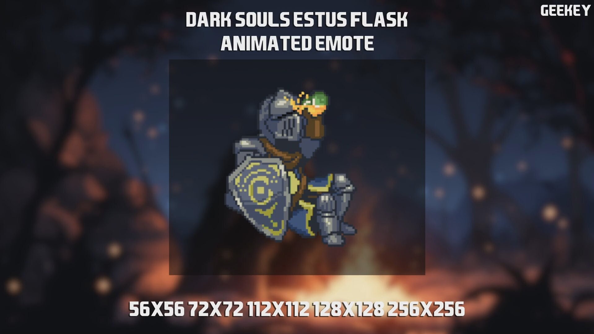 Animated Dark Souls Estus Flask Emote For Twitch Youtube And Discord Dark Souls Animated Emote