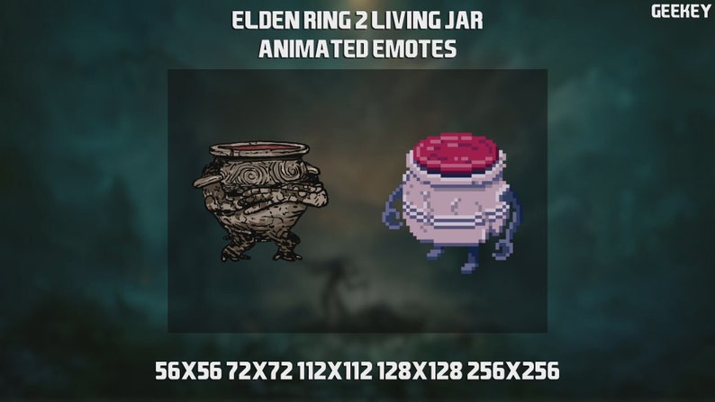 2 Elden Ring Living Jar Animated Emote for Twitch, Youtube and Discord ...