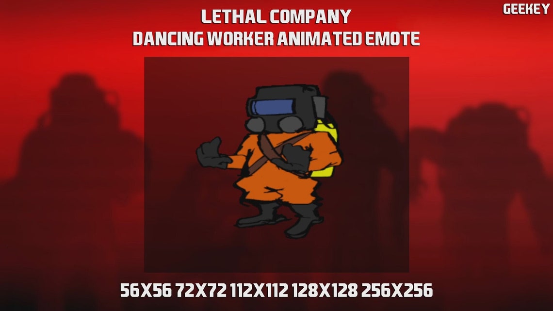 Animated Lethal Company Dancing Worker Emote for Twitch, Youtube and ...