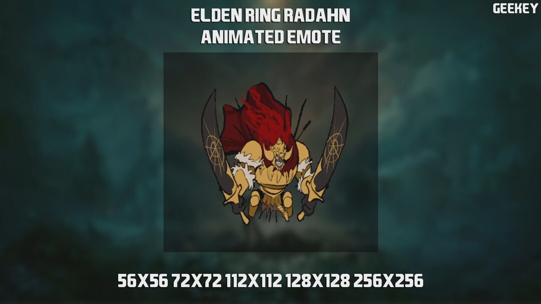 Elden Ring Radahn Animated Emote for Twitch, Youtube and Discord Elden ...