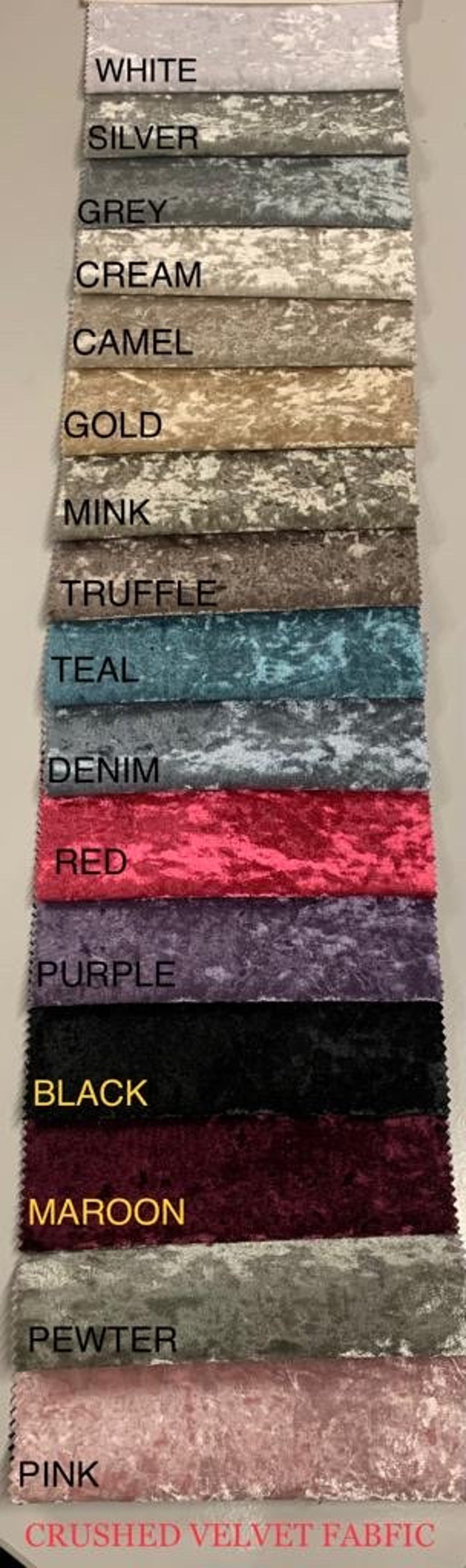 Ottoman Storage Box Engineered Wood Panel Style Luxurious Plush Velvet