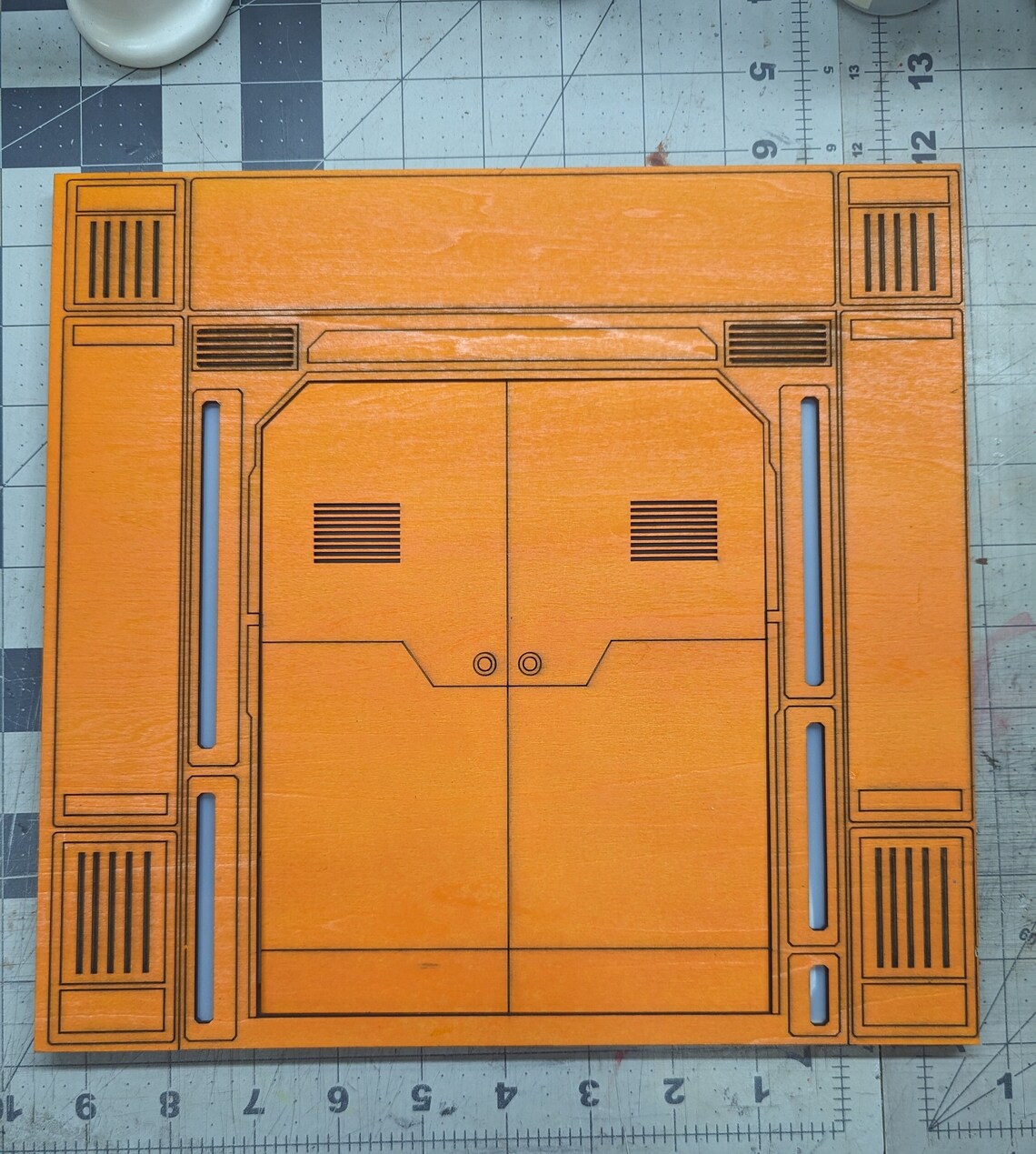 Sci Fi Action Figure Diorama 1 12 Scale Wall Panel Etsy