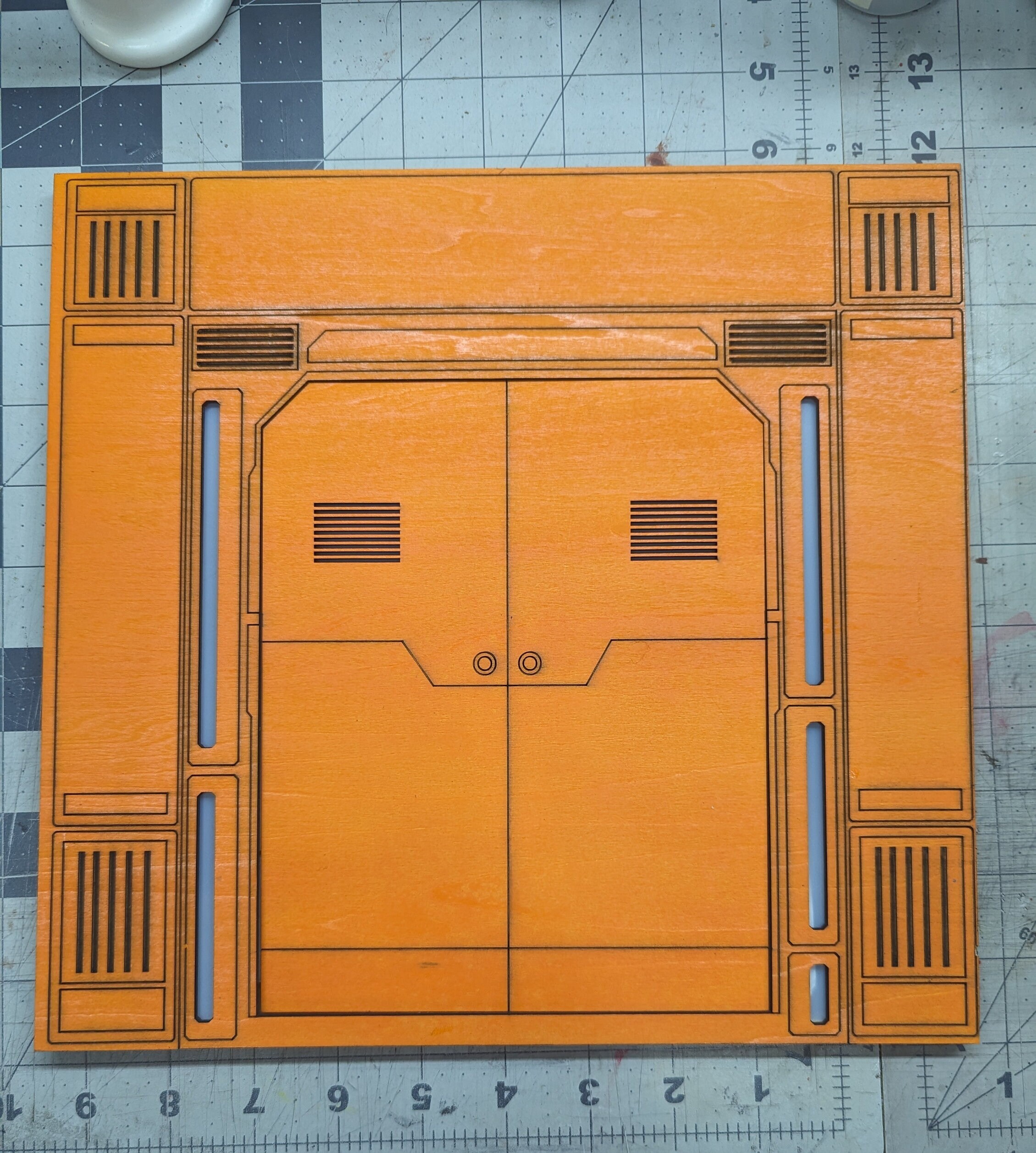 Sci-fi Action Figure Diorama 1/12 Scale Wall Panel - Etsy