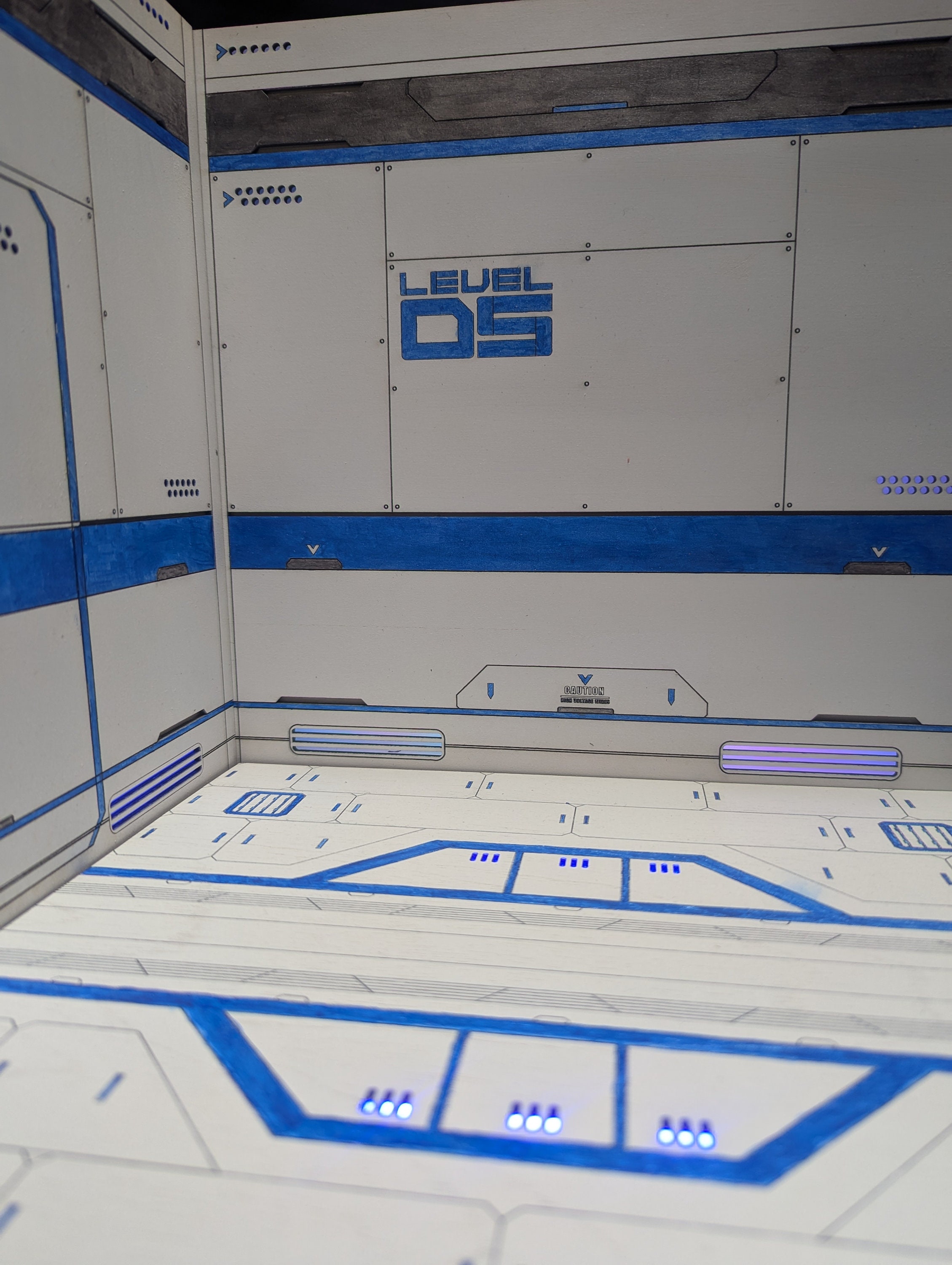 Spaceship Diorama Wall Panel for 1/12 Scale - Etsy