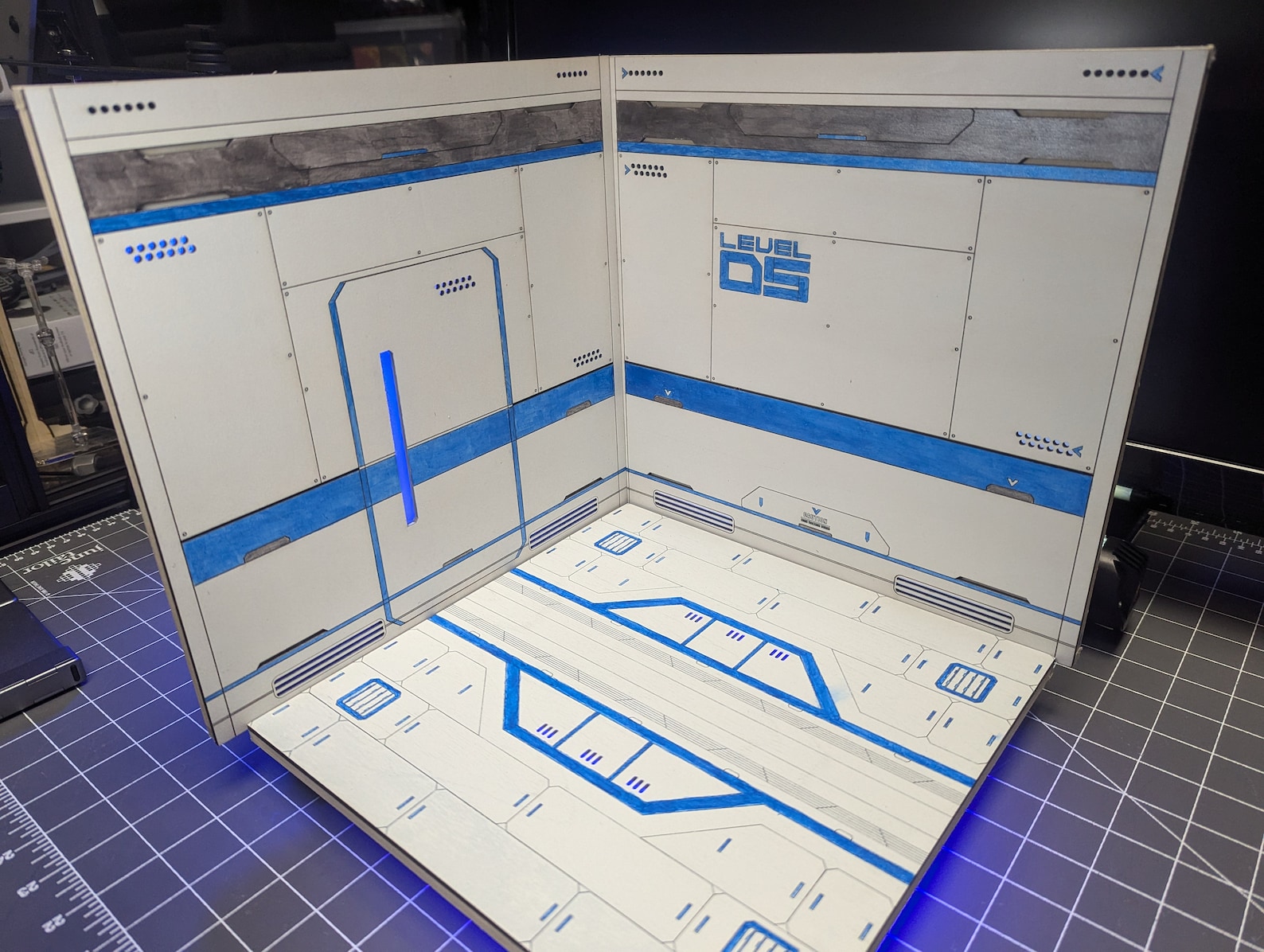Spaceship Diorama Wall Panel for 1/12 Scale - Etsy