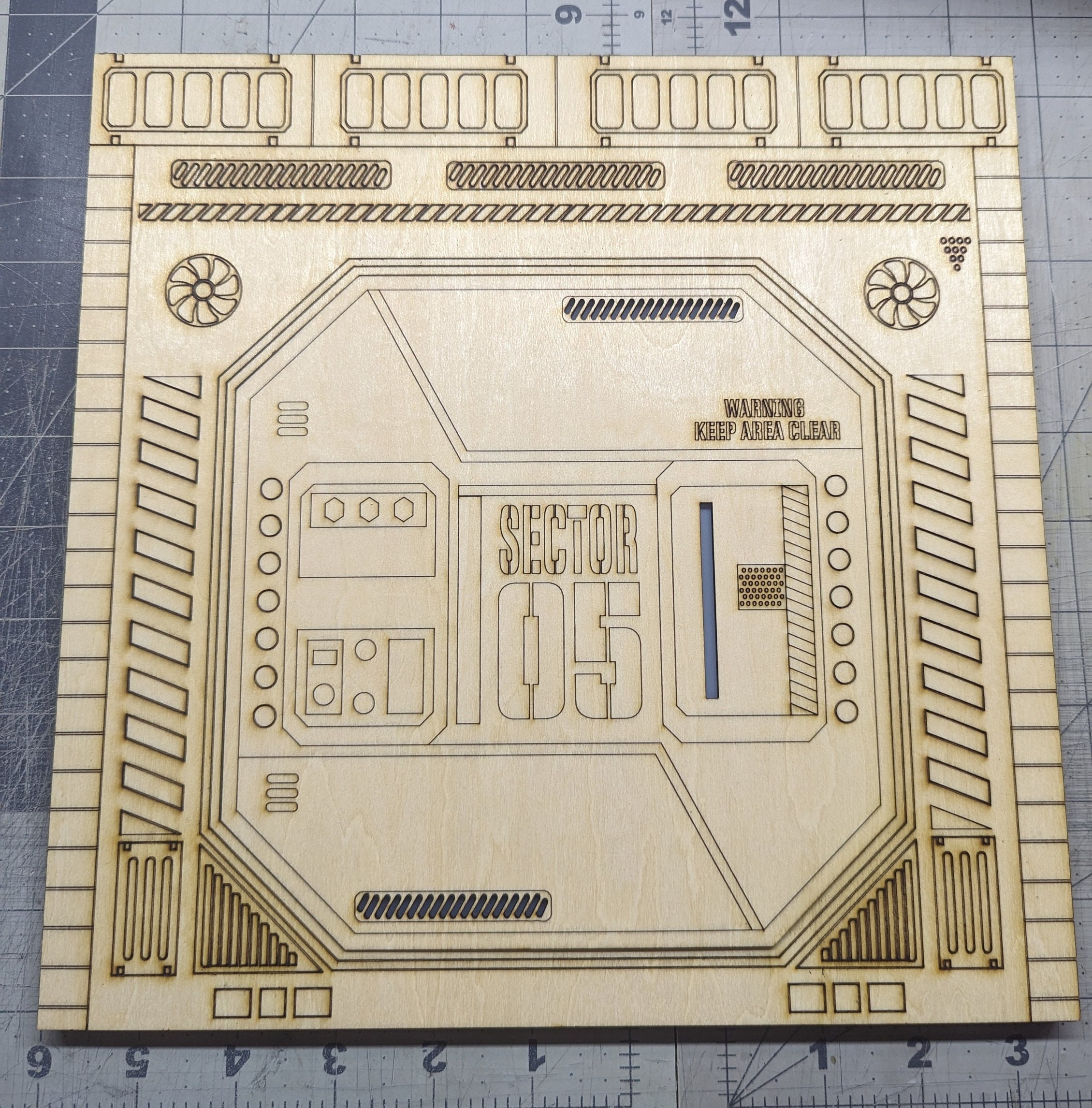 Sector 5 Action Figure Diorama 1/12 Scale Wall Panels - Etsy