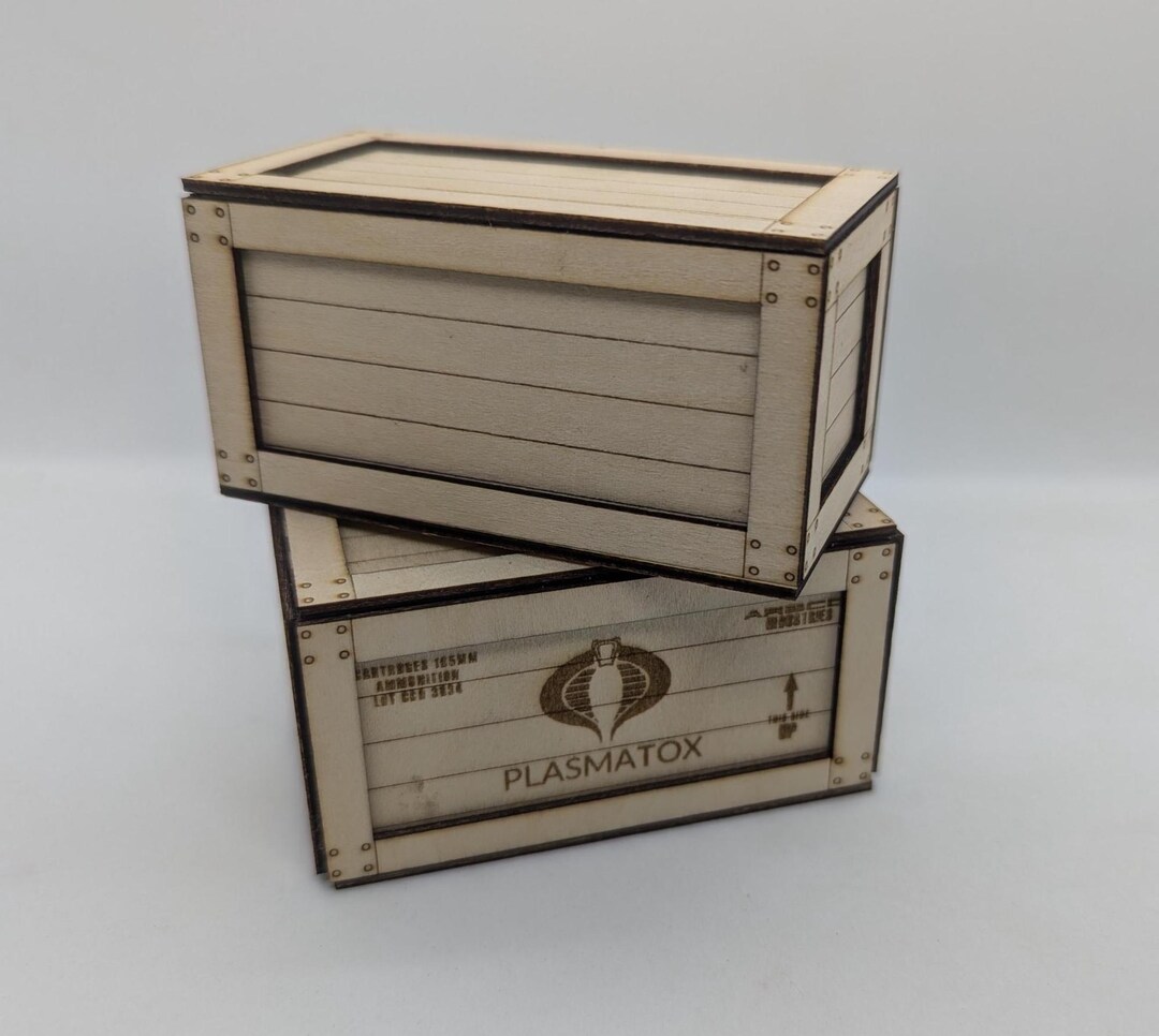 GI Joe Cobra Crates and Blank Crates - Etsy