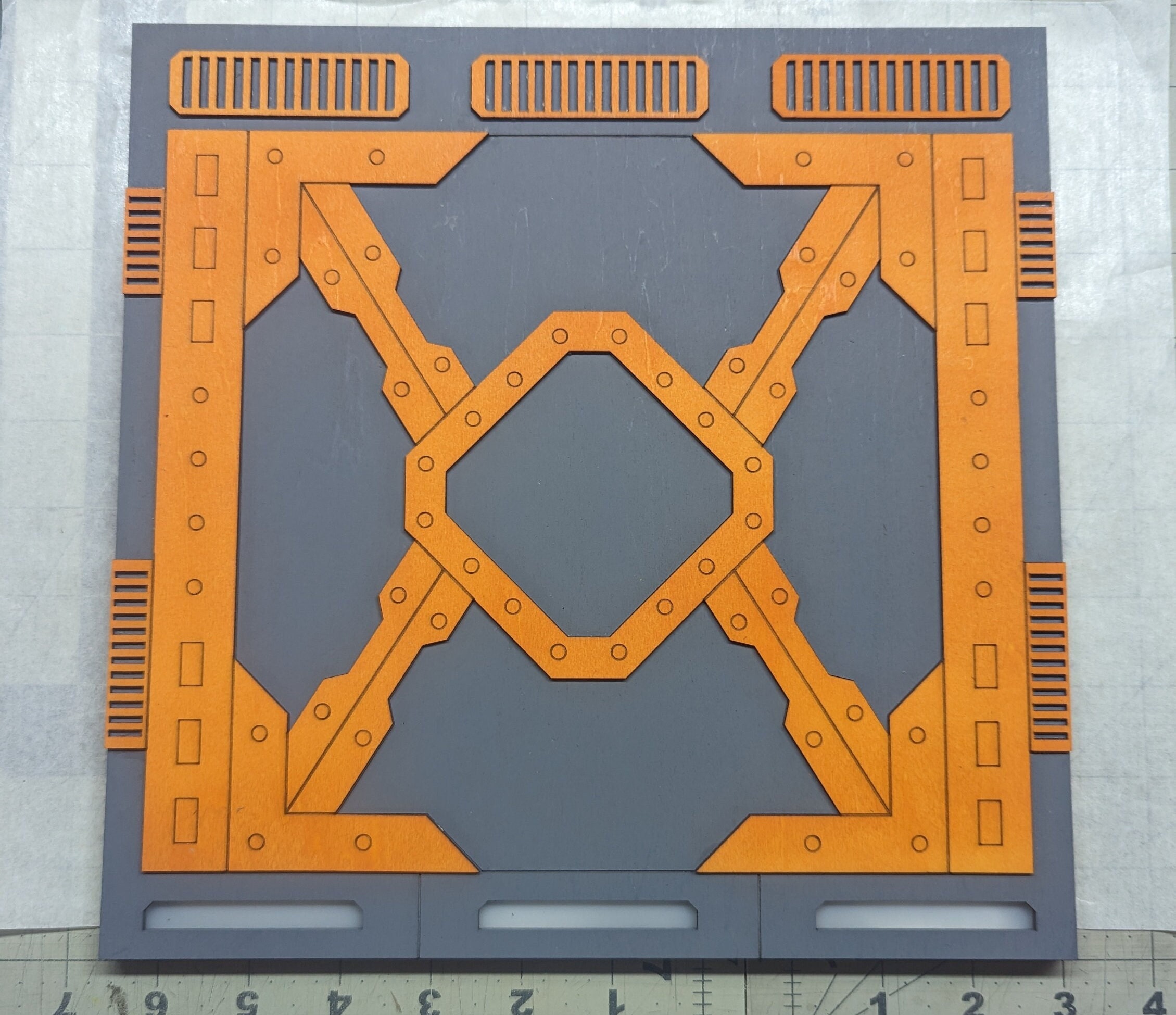 X Panel Action Figure Diorama 1/12 Scale Wall Panel - Etsy