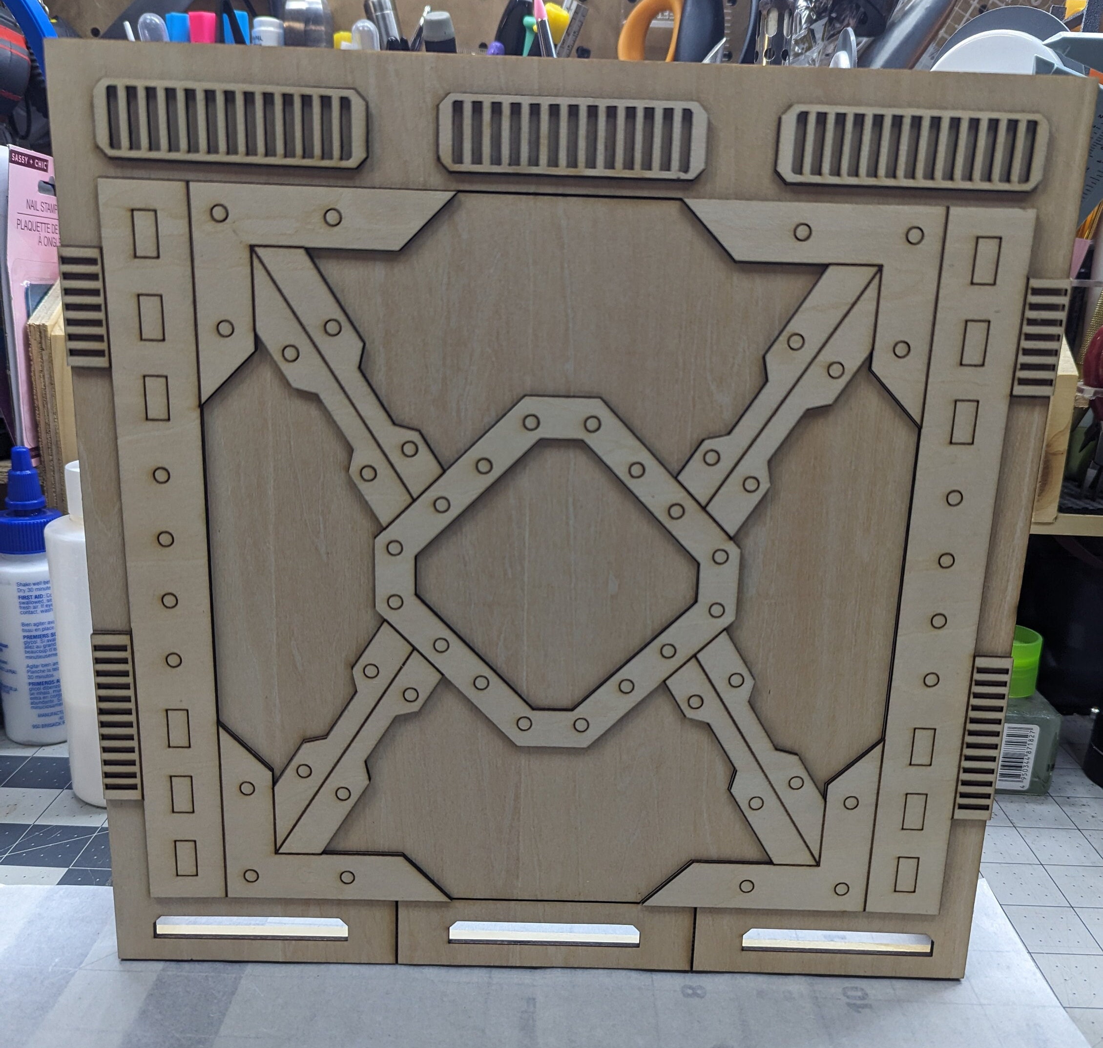 X Panel Action Figure Diorama 1/12 Scale Wall Panel - Etsy