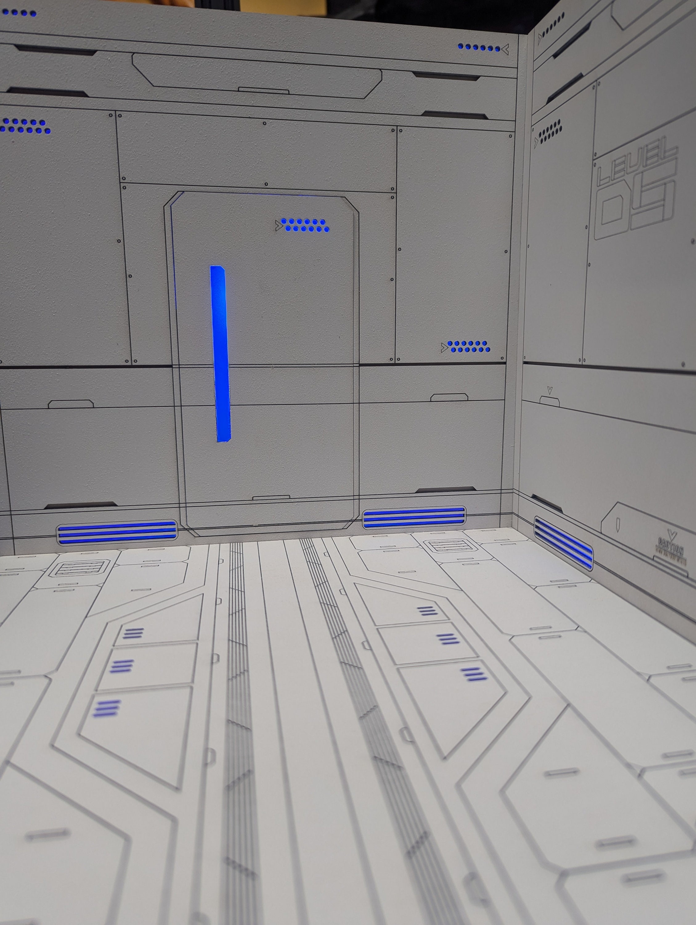 Spaceship Diorama Wall Panel for 1/12 Scale - Etsy