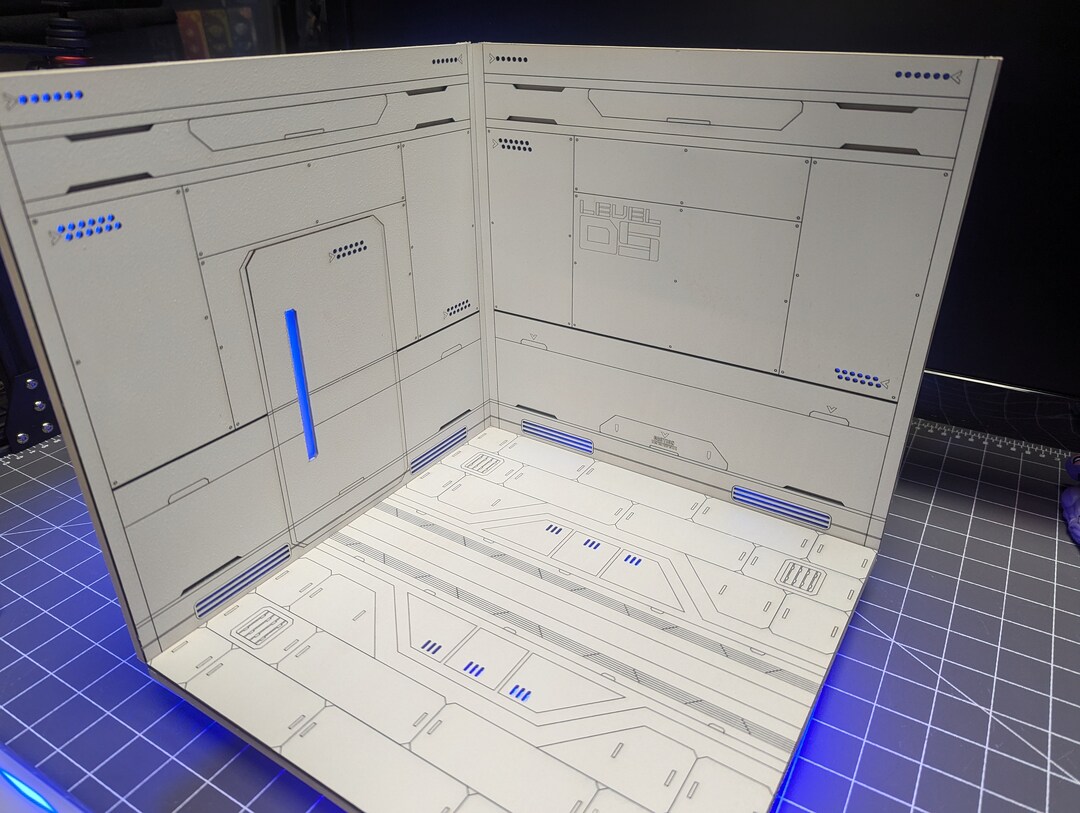 Spaceship Diorama Wall Panel for 1/12 Scale - Etsy