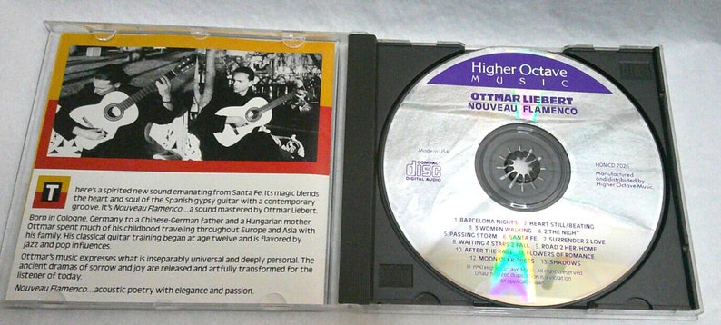 Ottmar Liebert Nouveau Flamenco CD HOMCD 7026 1990 - Etsy