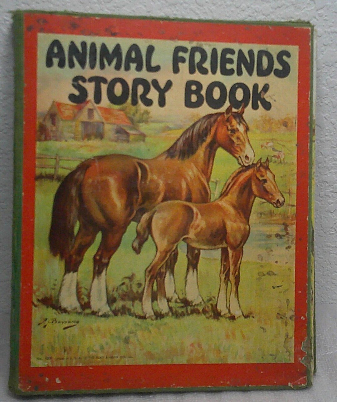 Animal Friends Story Book by Watty Piper Book - Etsy