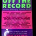 Book, off the Record by Joe Smith. MUSIC 1989 Good Condition for the ...