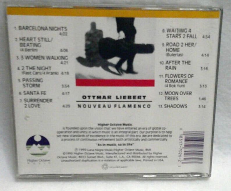 Ottmar Liebert Nouveau Flamenco CD HOMCD 7026 1990 - Etsy